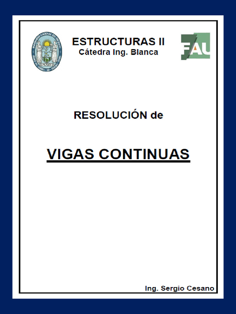 Vigas Continuas | PDF