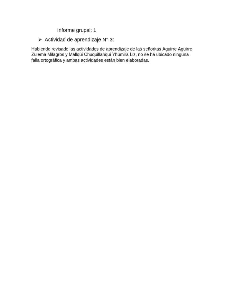 Informe Grupal | PDF