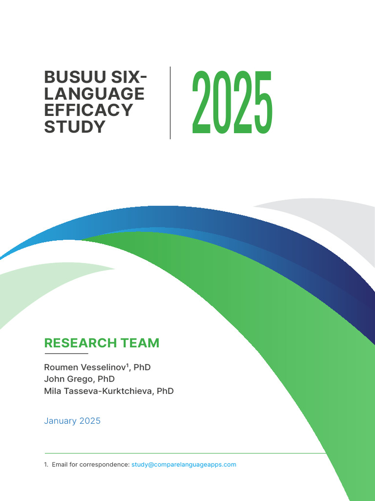 Busuu 2025 Study | PDF | Confidence Interval | Statistics