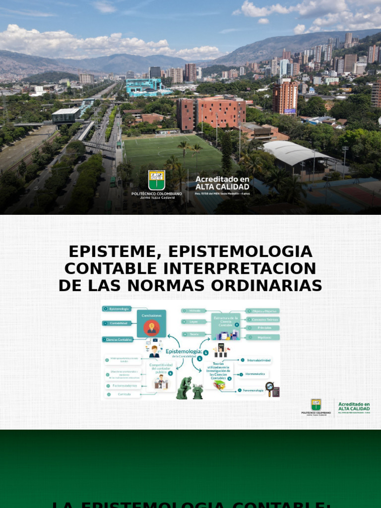 Episteme, Epistemologia Contable Interpretacion de Las Normas ...