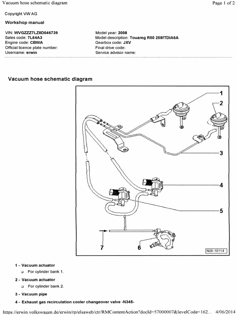 Vacuum Hose Diagram | PDF