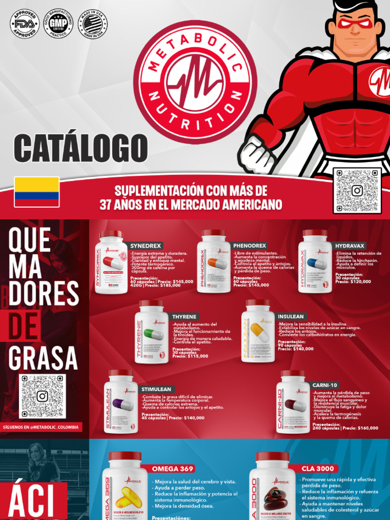 Catálogo Metabolic Colombia 2024 | PDF