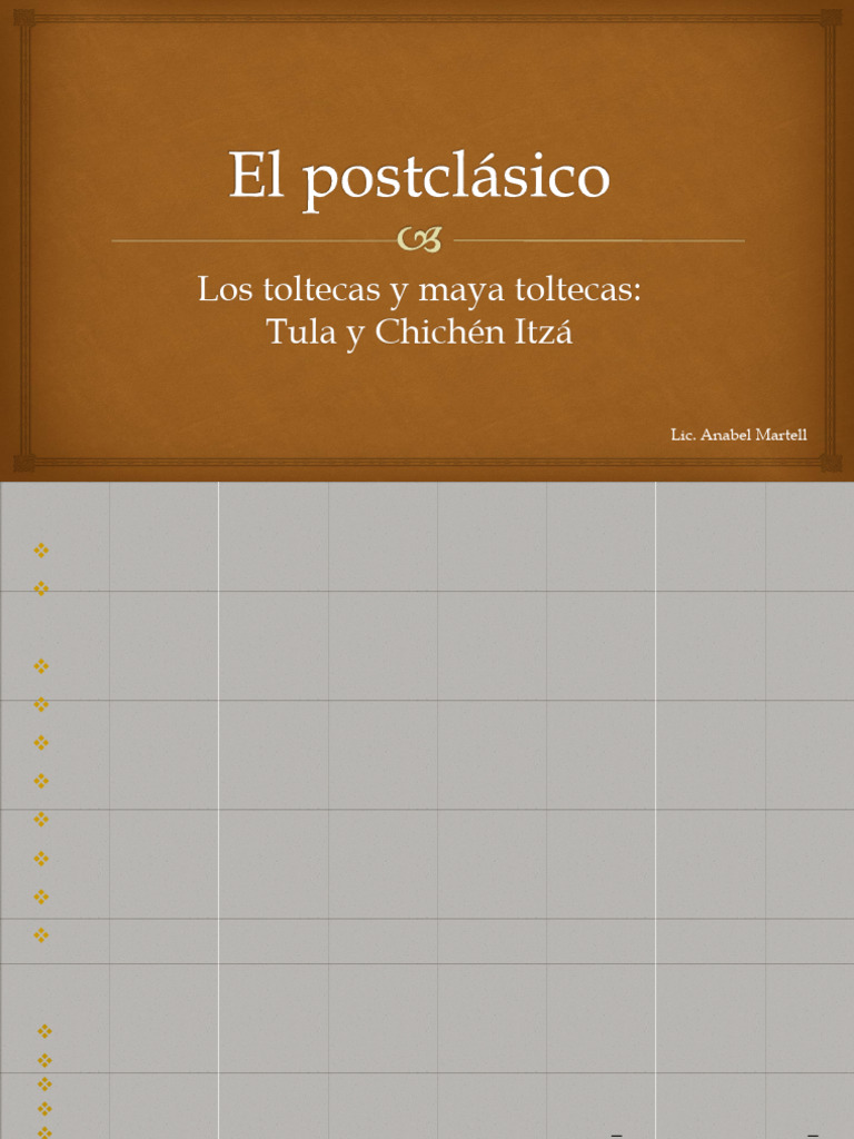 Características del Purismo Maya y Tolteca | PDF | Civilización maya ...