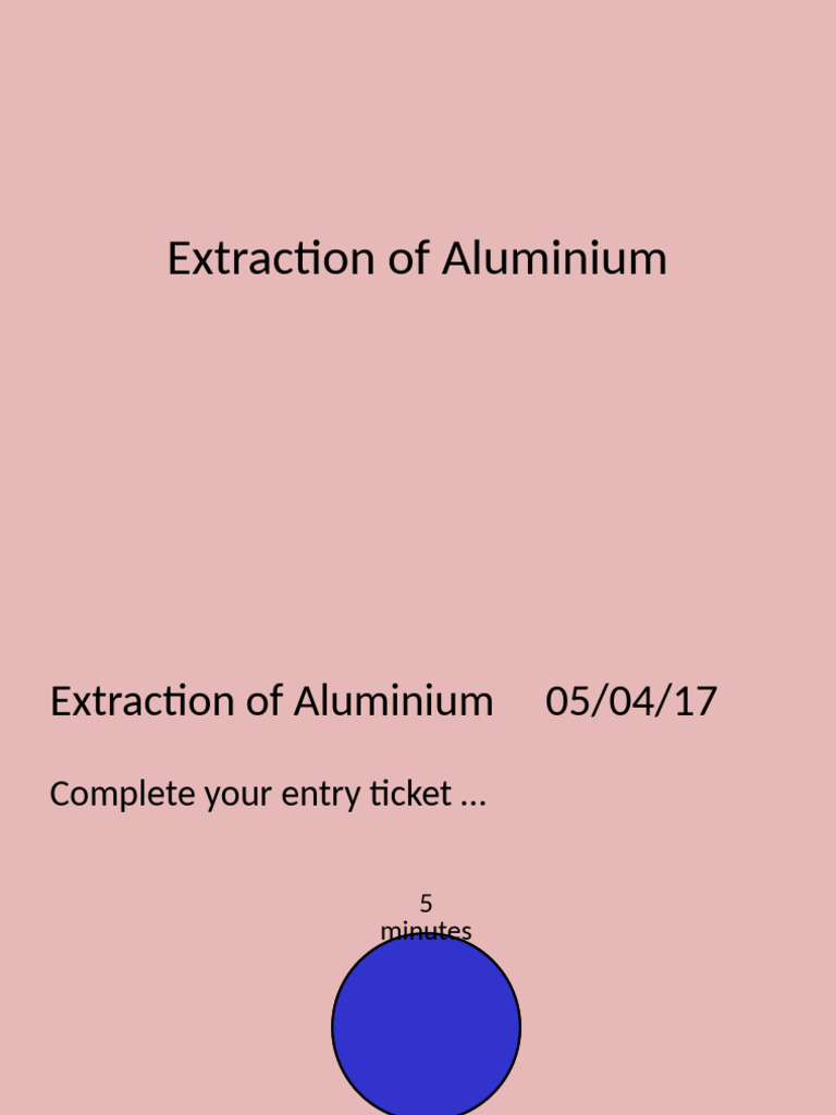 Extraction of Aluminium - Extracción de Aluminio | PDF | Aluminium | Anode