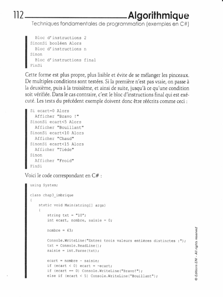 Wiley Algorithmique Programmation Cscharp - Partie58 | PDF
