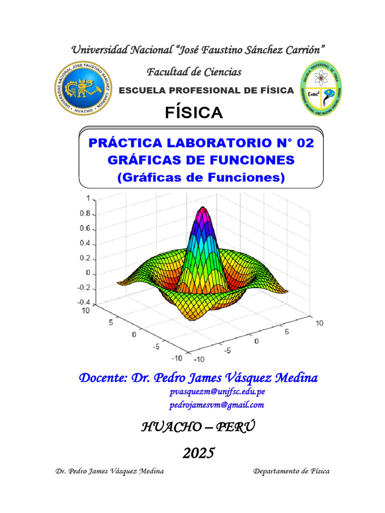 Práct. Lab. #02 Análisis de Funciones | PDF | Función (Matemáticas) | Logaritmo