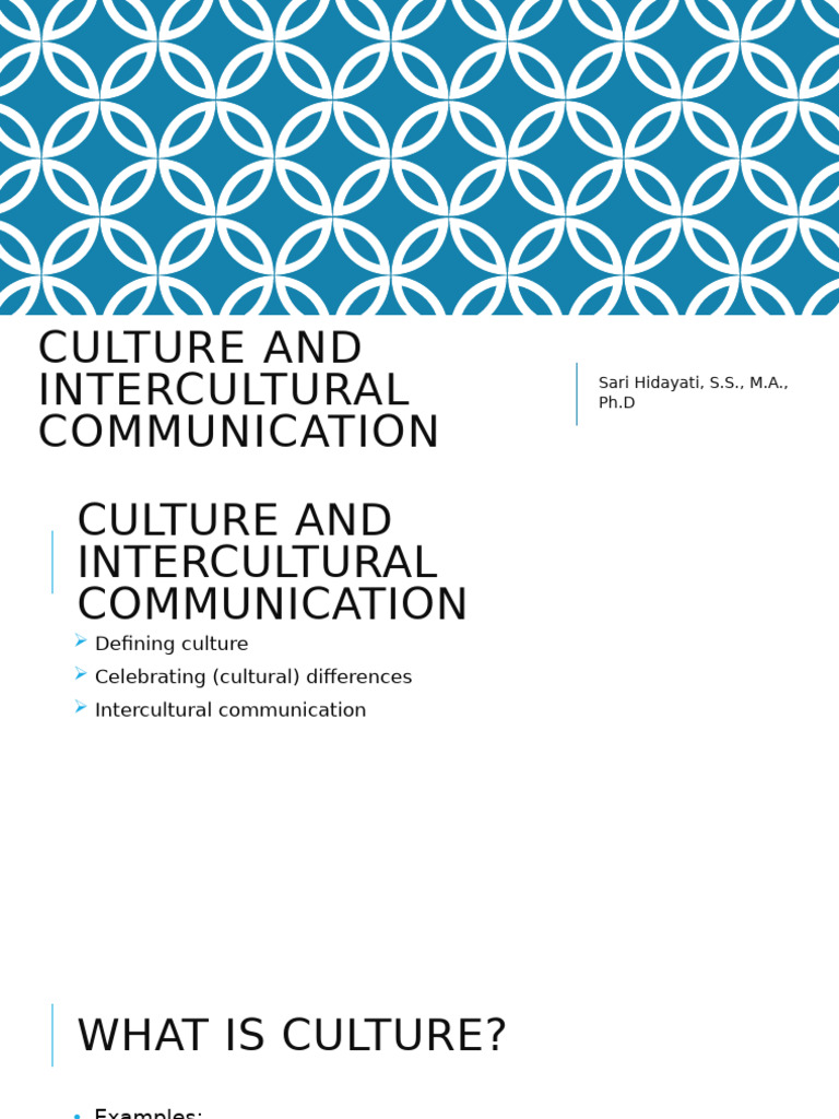 Understanding Culture & Intercultural Communication | PDF ...