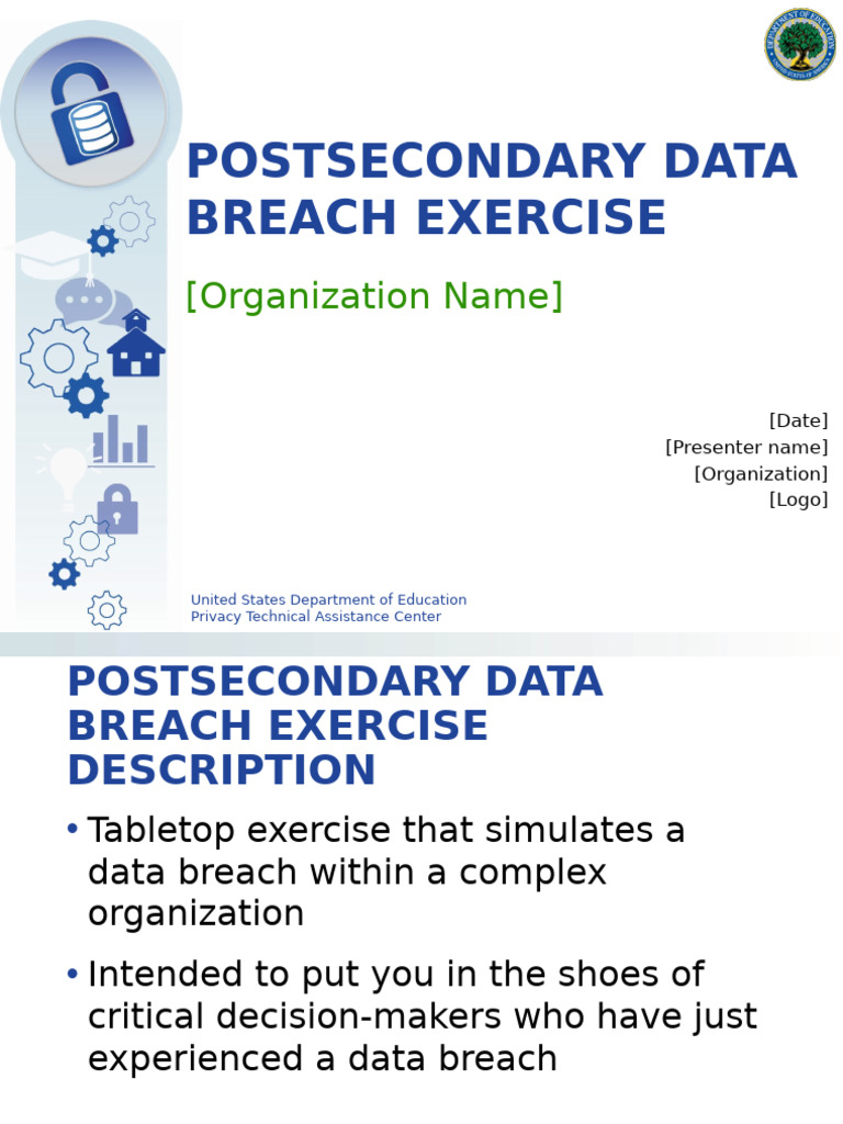 Postsecondary Data Breach Exercise Guide | PDF | Privacy