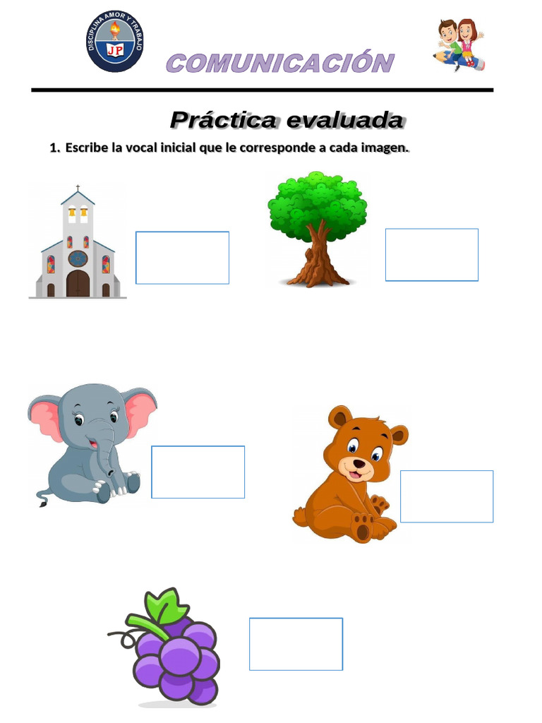 9.práctica Evaluada de Las Vocales | PDF