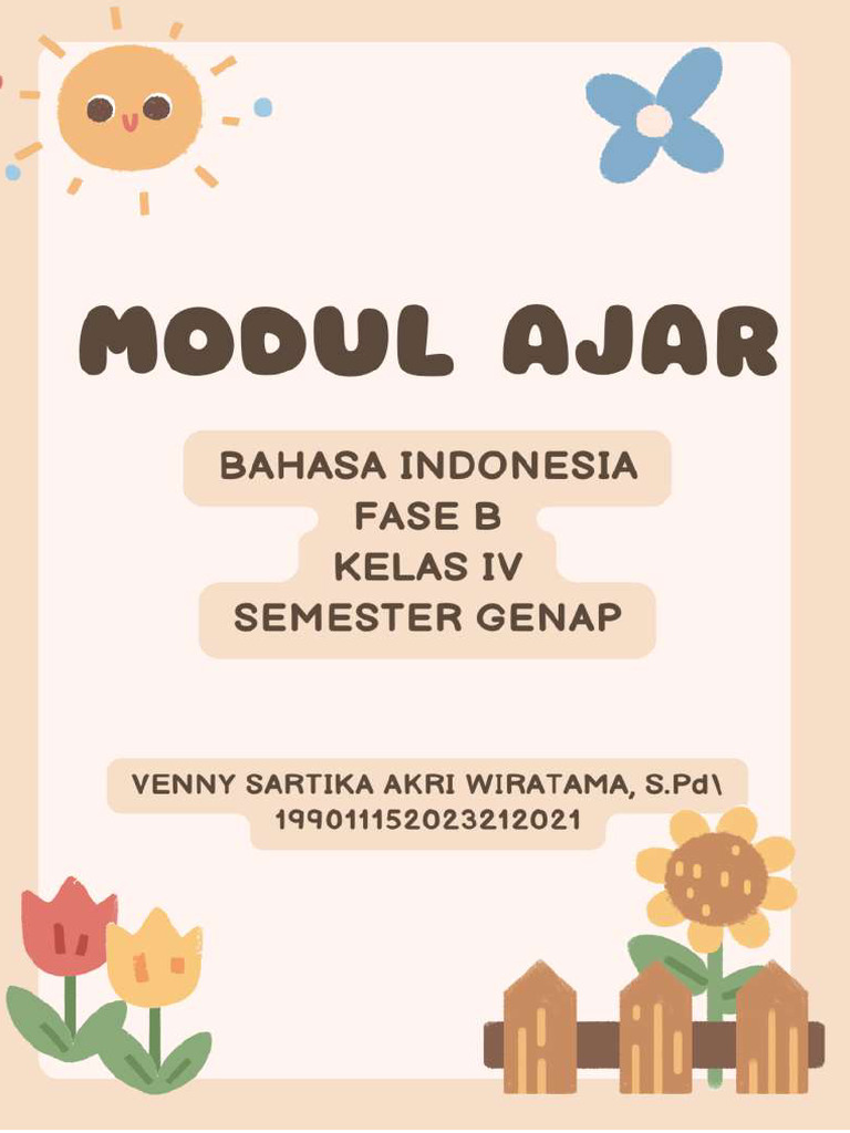 Modul Ajar Bindo - Venny | PDF