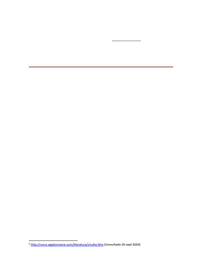 La Historia de Sinuhé | PDF | Horus