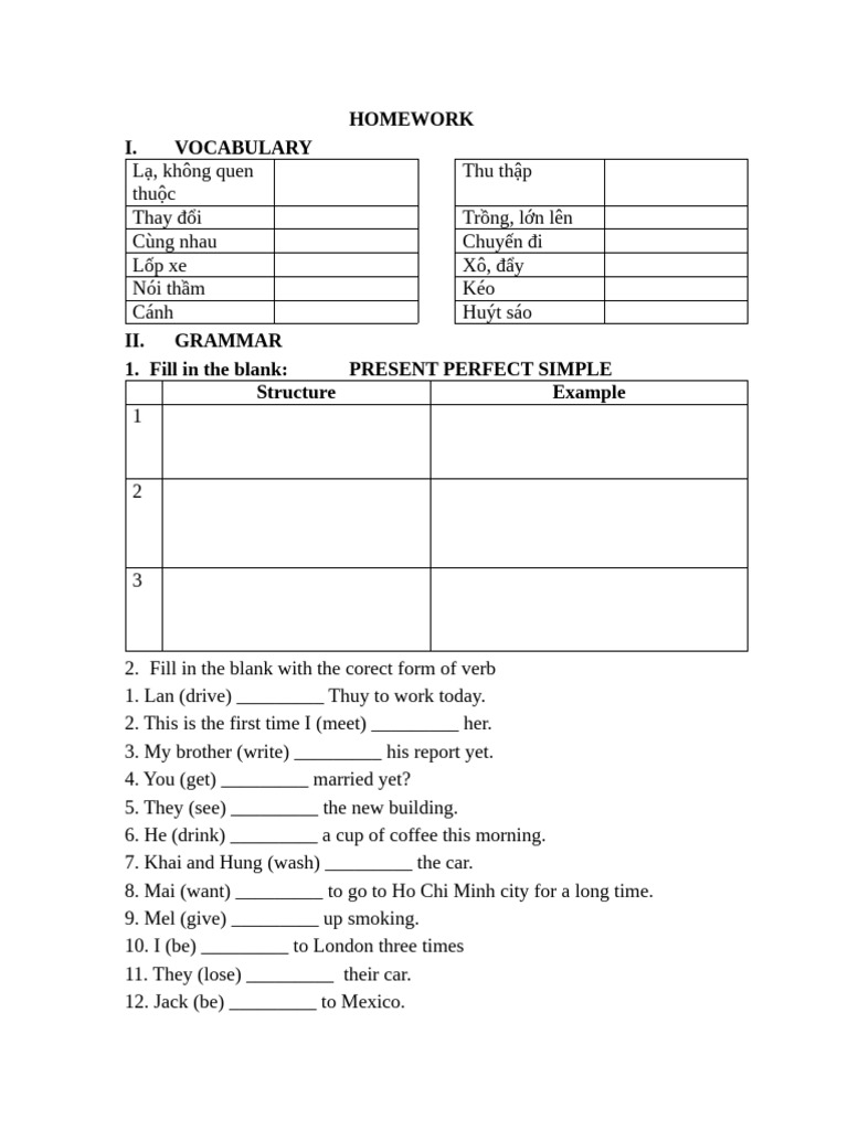 Review Unit 9 - Tag Question - Present Perfect Simple | PDF