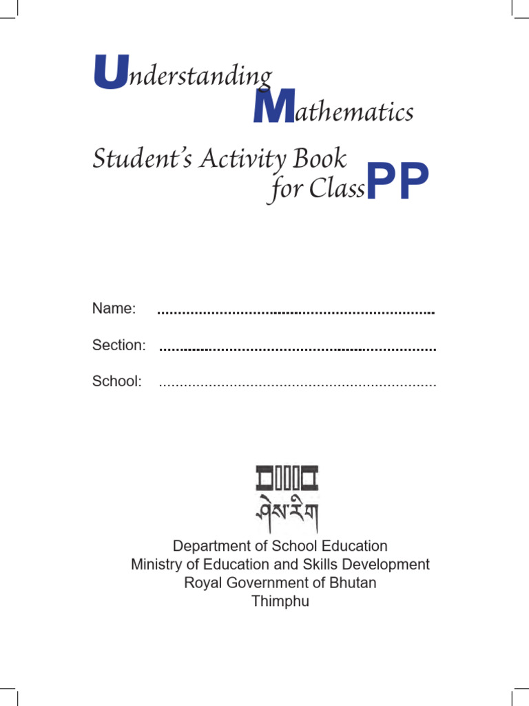 PP Student Activity Book 2024 | PDF | Curriculum | Shape