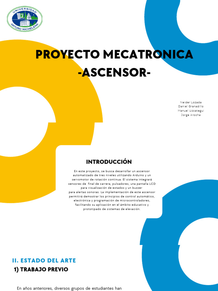 PROYECT Meca Diapos | PDF | Arduino | Ascensor