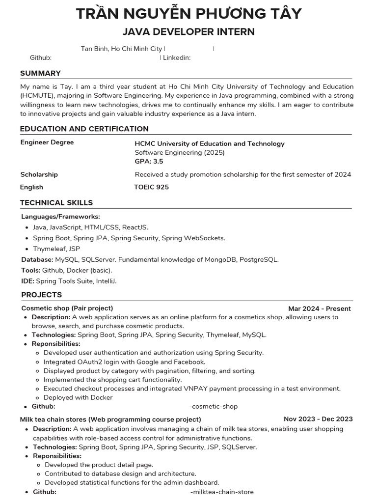 Tran Nguyen Phuong Tay 370e322b | PDF | Java (Programming Language ...