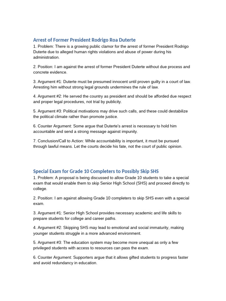 Argumentative Essays Philippines | PDF | Artificial Intelligence ...