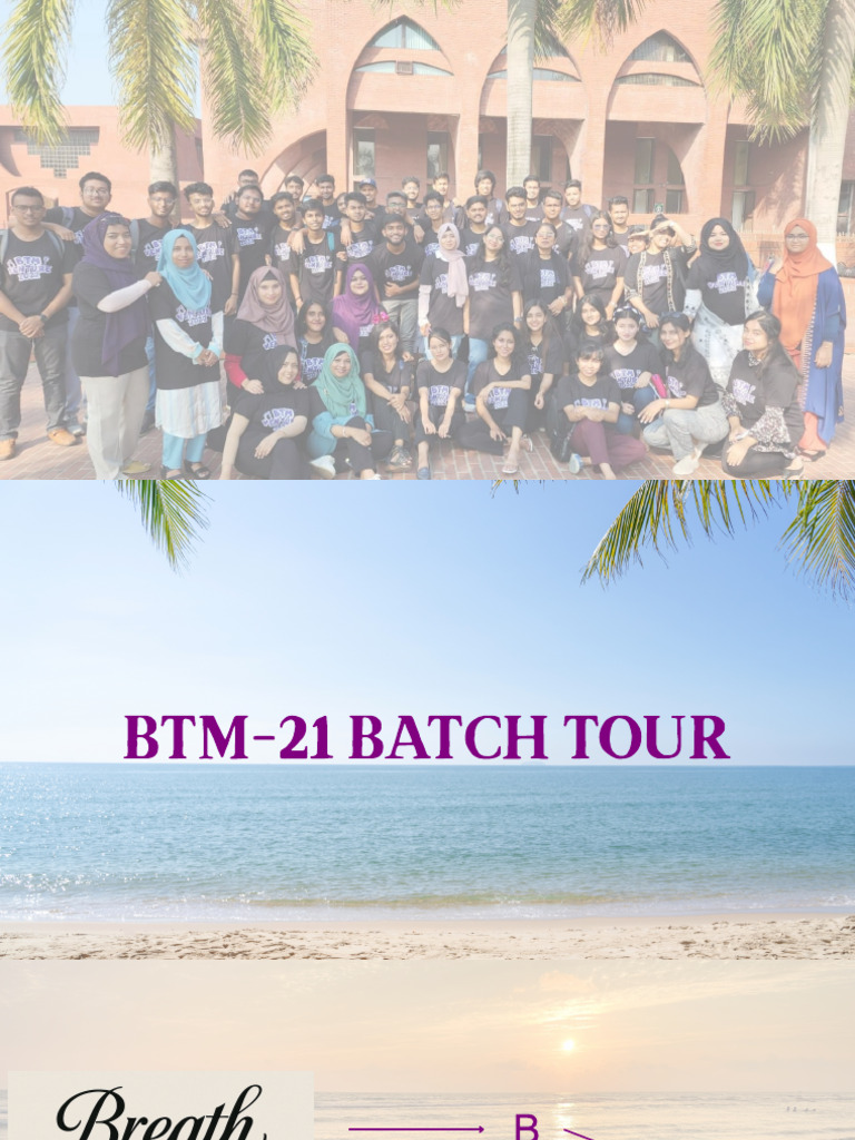 BTM-21 Batch Tour Proposal | PDF