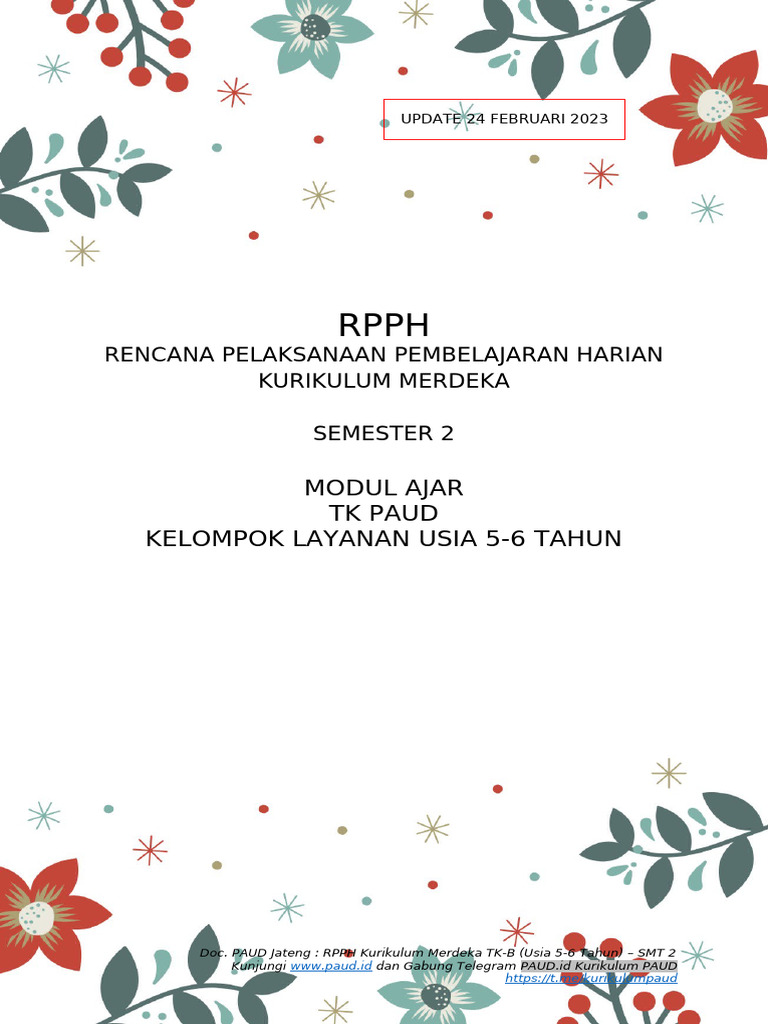 Kumer - RPPH - TK B 5&6 - Smt2 | PDF