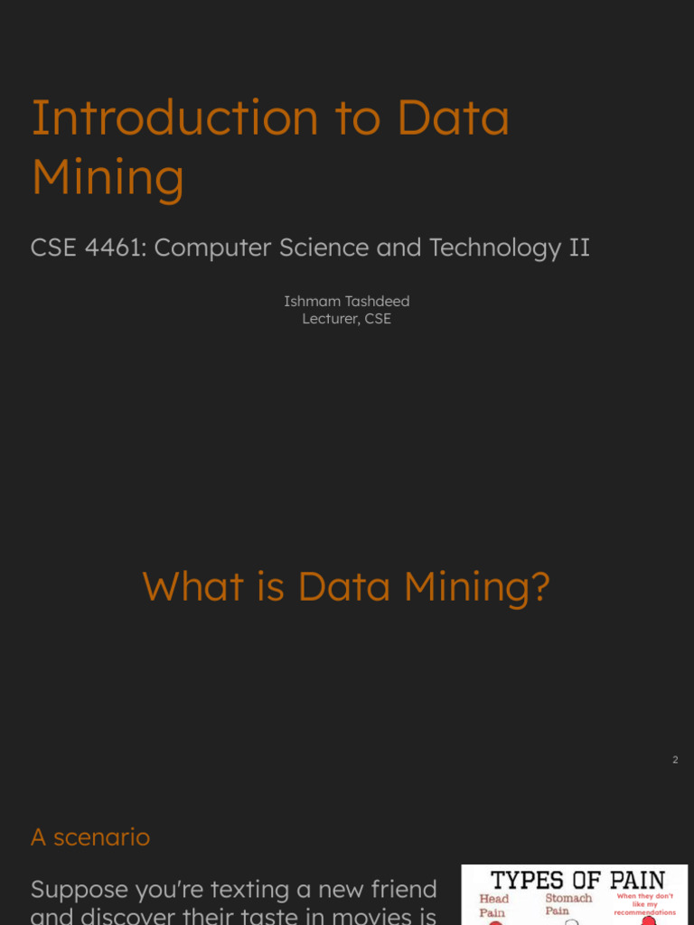 Introduction to Data Mining Concepts | PDF | Data Warehouse ...