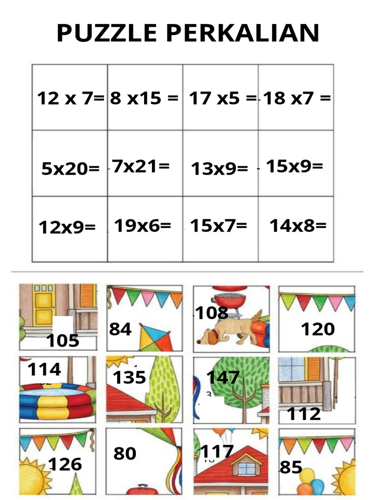 Puzzle Perkalian | PDF