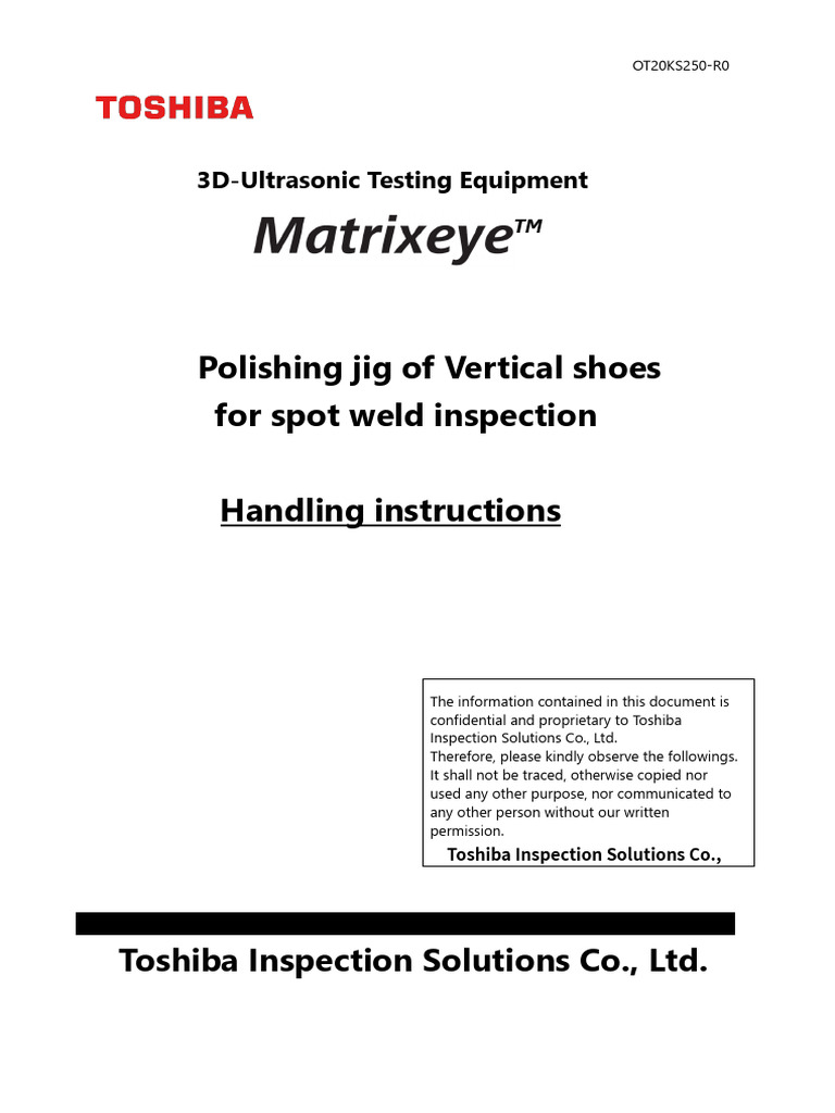 Polishing Jig of Vertical Shoes Handling Instructions | PDF | Shoe