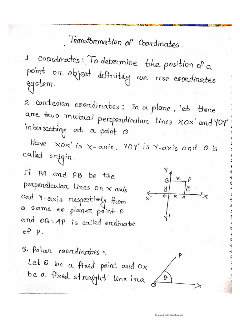 Coordinate Geometry | PDF