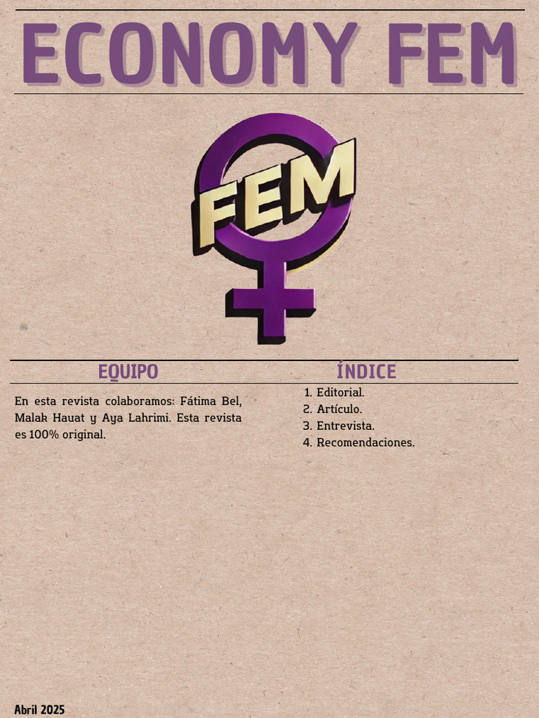 Economy Fem - PDF 2 | PDF