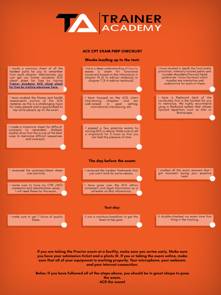 Trainer Academy ACE Cheat Sheet For Free by Visiting Ptpioneer Here | PDF