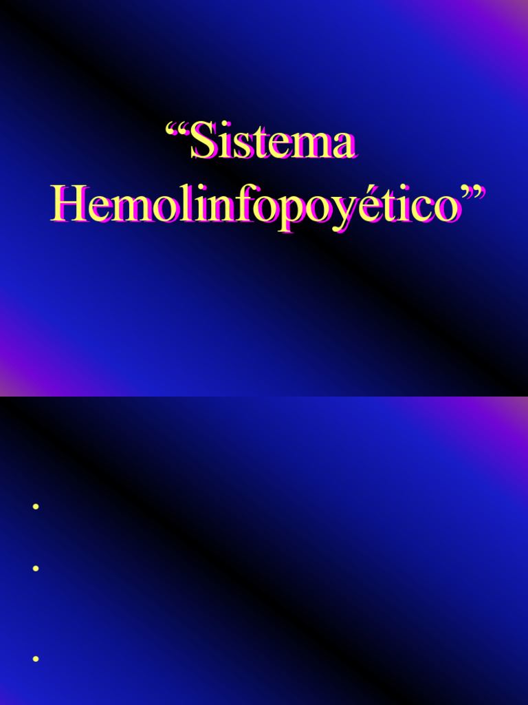 Hemolinfopoyético | PDF | Hueso | Osteoporosis