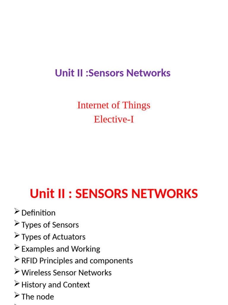 Overview of Sensors and Actuators | PDF | Actuator | Sensor