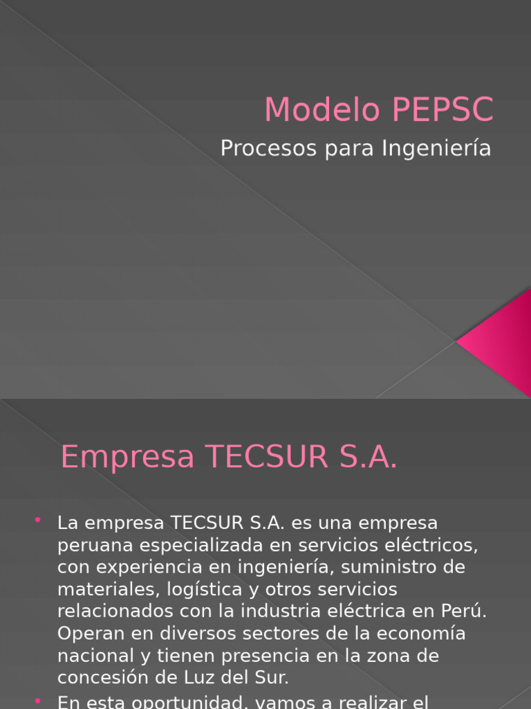 Modelo PEPSC | PDF