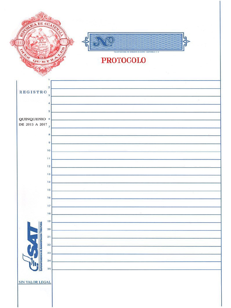 Hoja de Protocolo Formato Bien Colocado | PDF