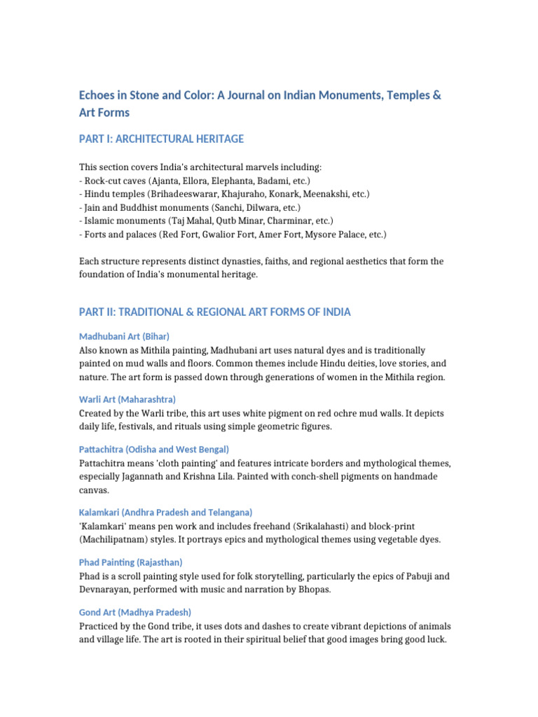 Indian Art and Architecture Journal | PDF | Paintings