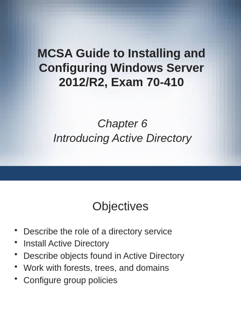 Active Directory Overview | PDF | Active Directory | Computing