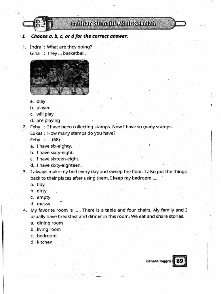 Latihan SAS Bing | PDF