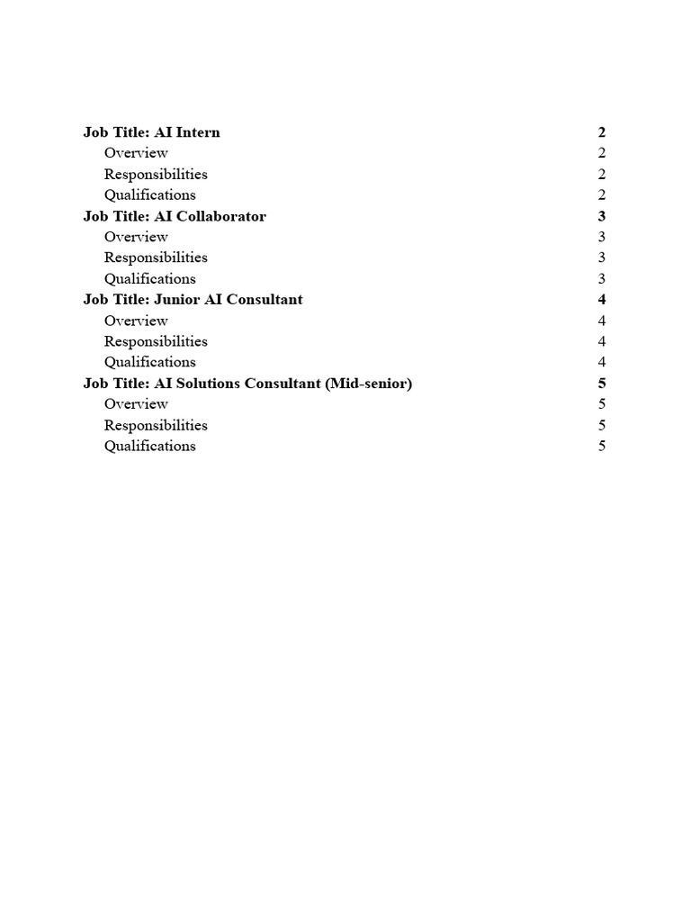 (FPT Digital) AI Track (Intern - Collaborator - Junior - Mid-Senior) | PDF | Artificial ...