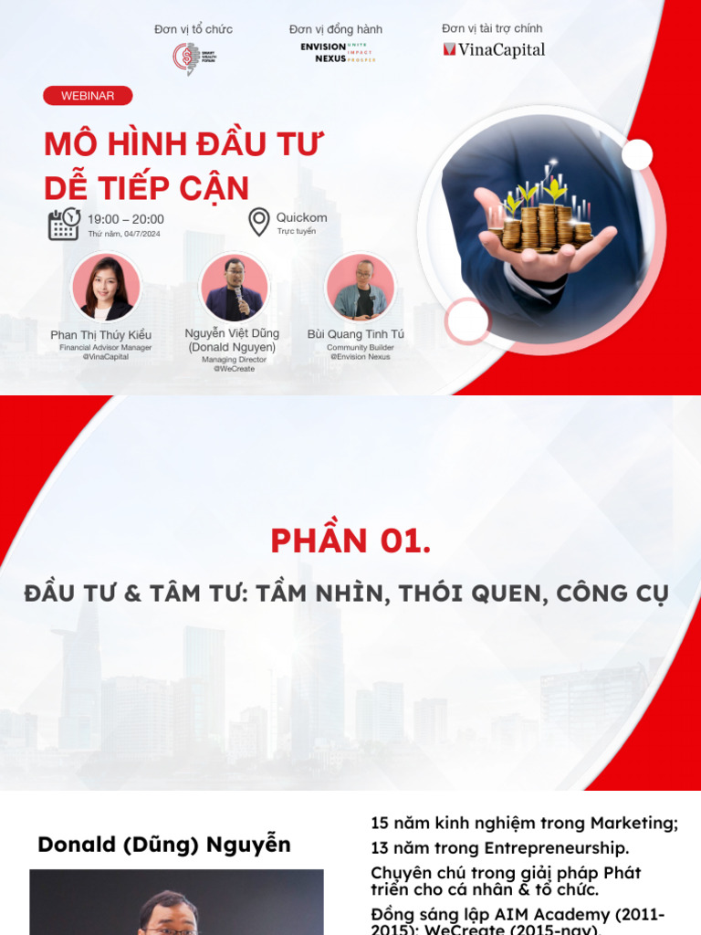 VinaCapital_Webinar_MoHinhDauTuDeTiepCan_SpeakerDeck | PDF