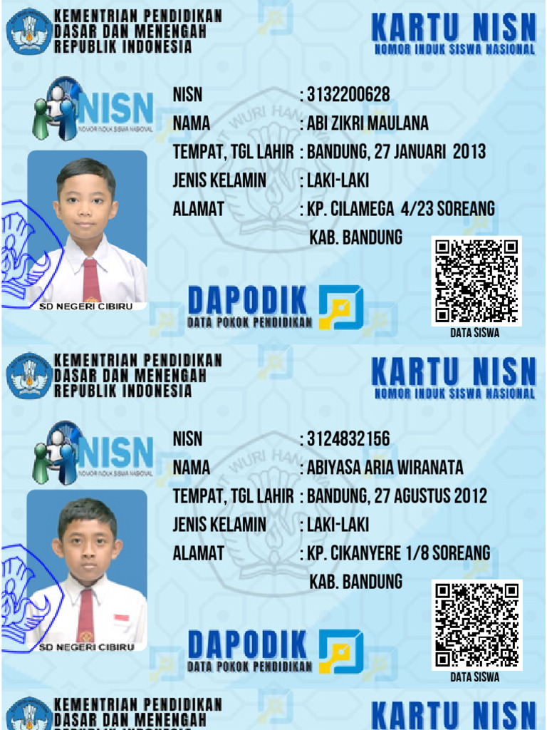 NISN HELMI - Siap Cetak | PDF