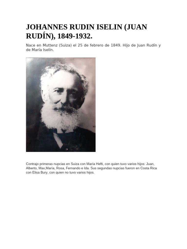 Johannes Rudin Iselin | PDF