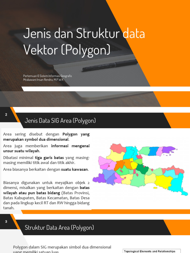 Struktur dan Fungsi Data Vektor Polygon | PDF