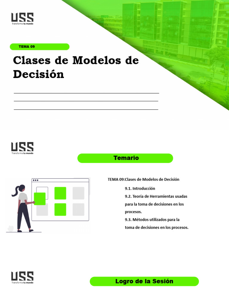 SEMANA 10 Modelo de Decision | PDF | Toma de decisiones