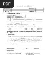 Family Members Declaration Form | PDF