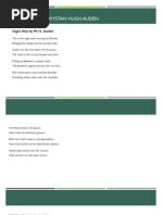 Night Mail: A Poem by W.H. Auden | PDF