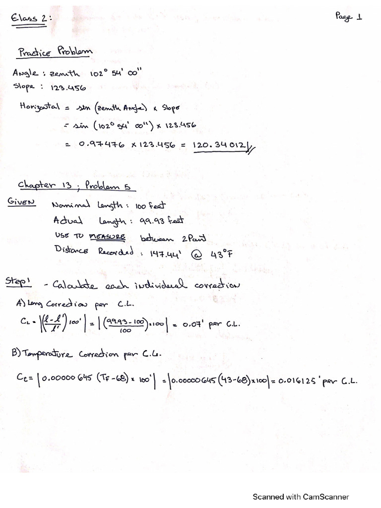 Class 2 Notes. | PDF