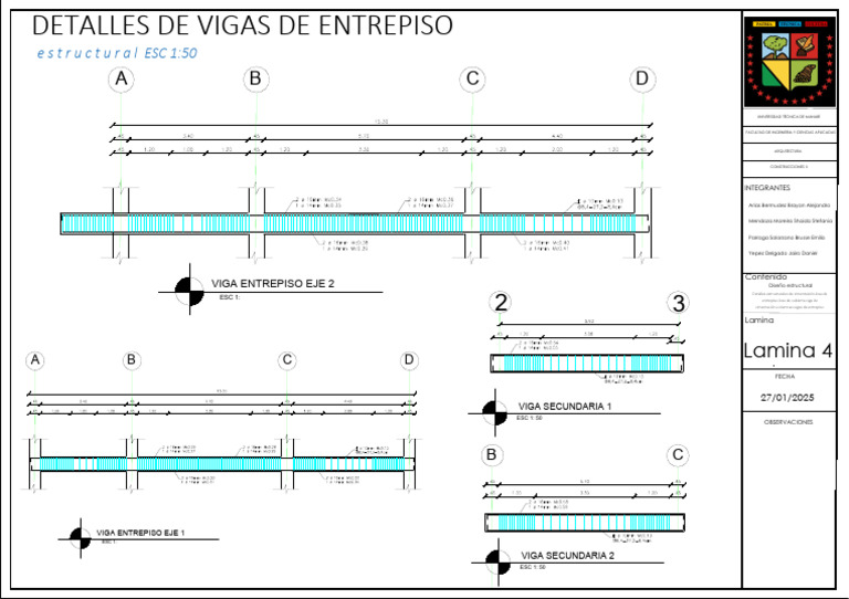 Contrucciones Oficial (1) - Vigas Entrepiso | PDF