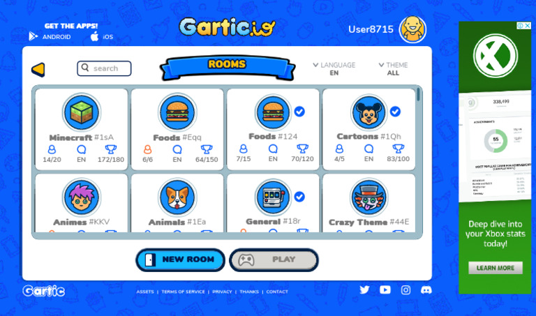 Visible Rooms - Gartic.io | PDF