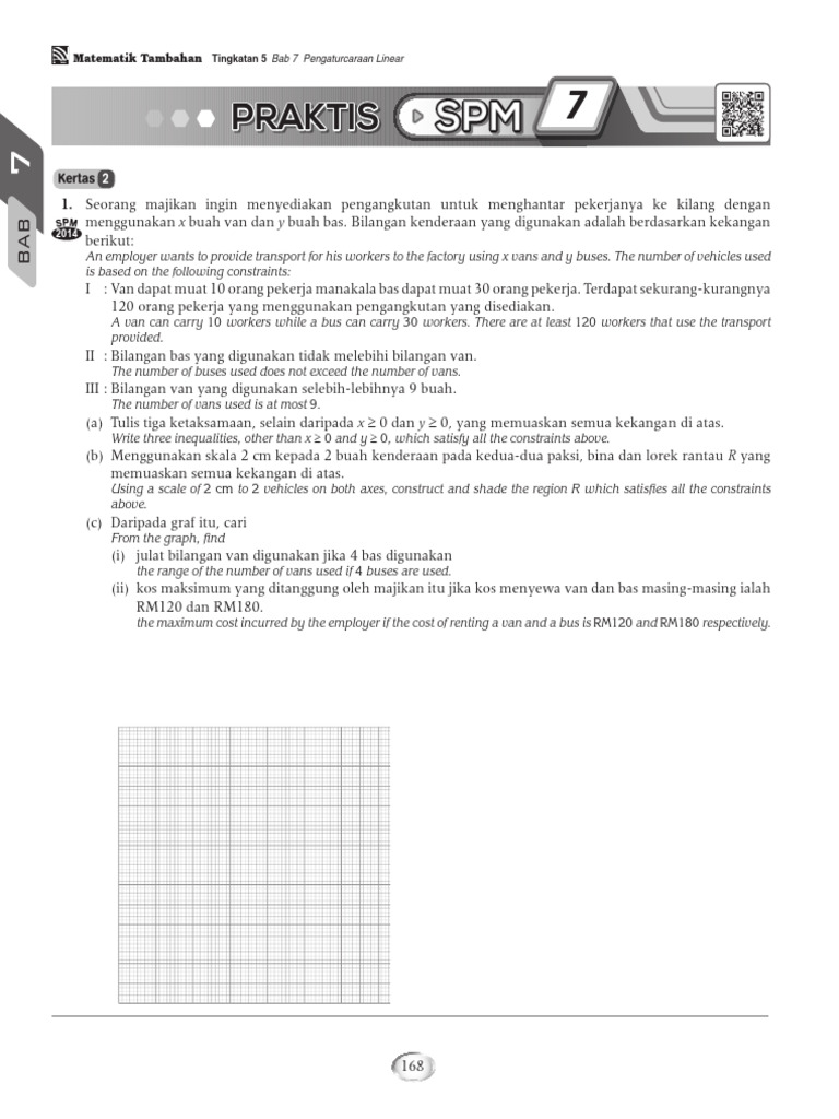 Praktis Addmath Bab 7 T5? | PDF