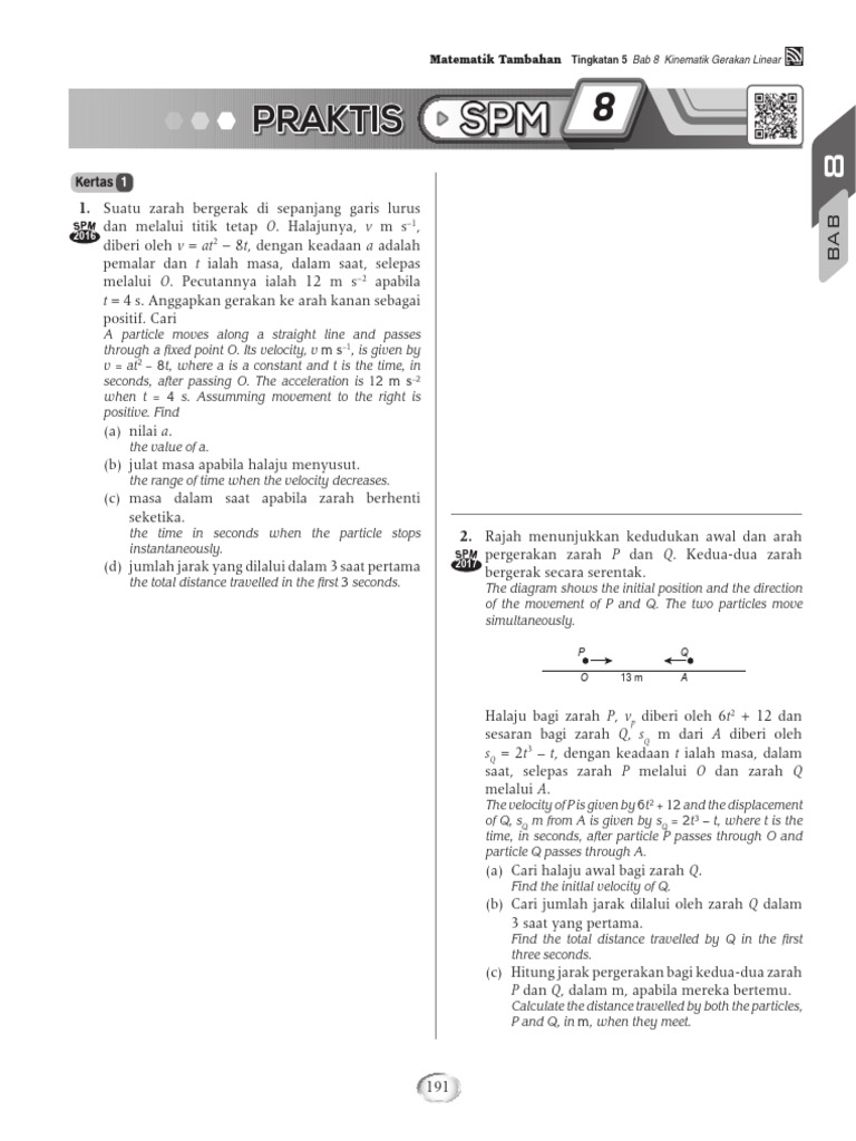 Praktis Addmath Bab 8 T5? | PDF