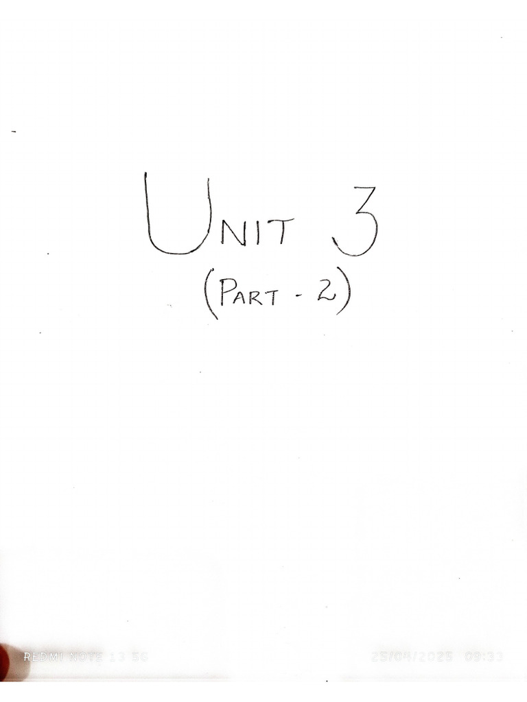 Electrical Unit 3 - Part B | PDF