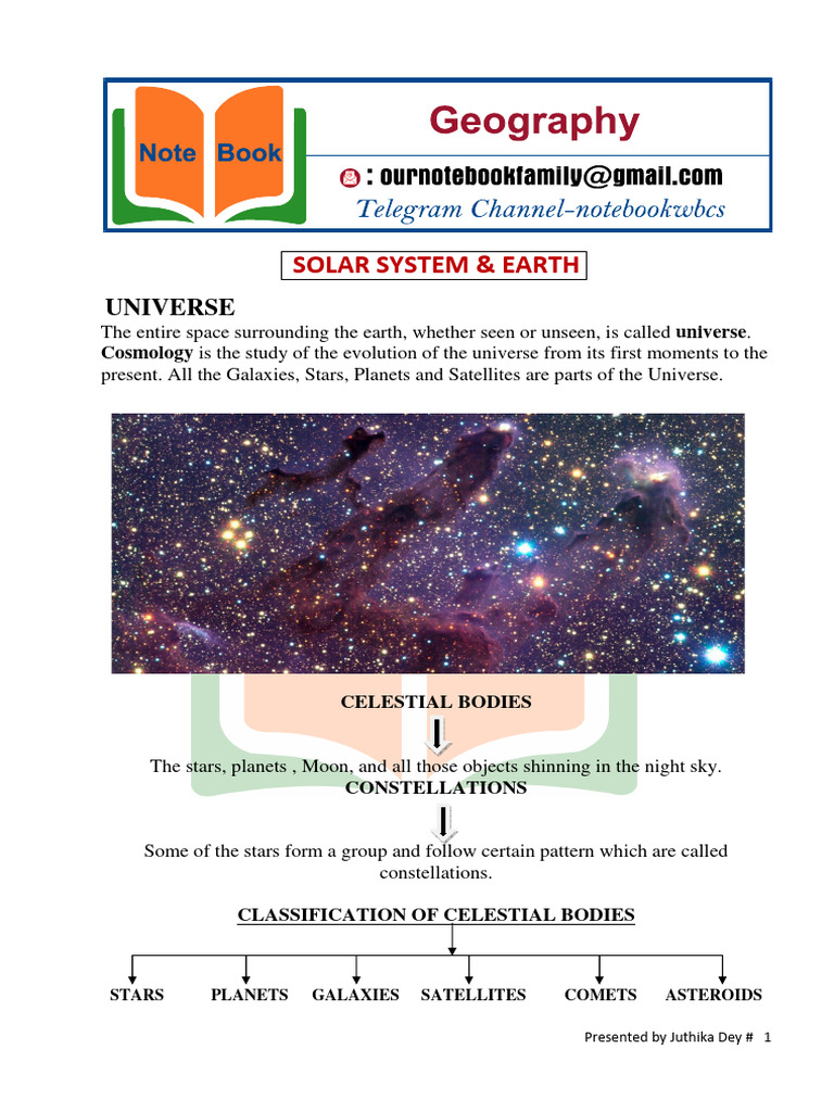 Solar System & Earth | PDF | Planets | Apsis